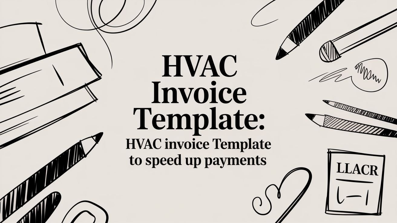 Hvac Invoice Template: hvac invoice template to speed up payments